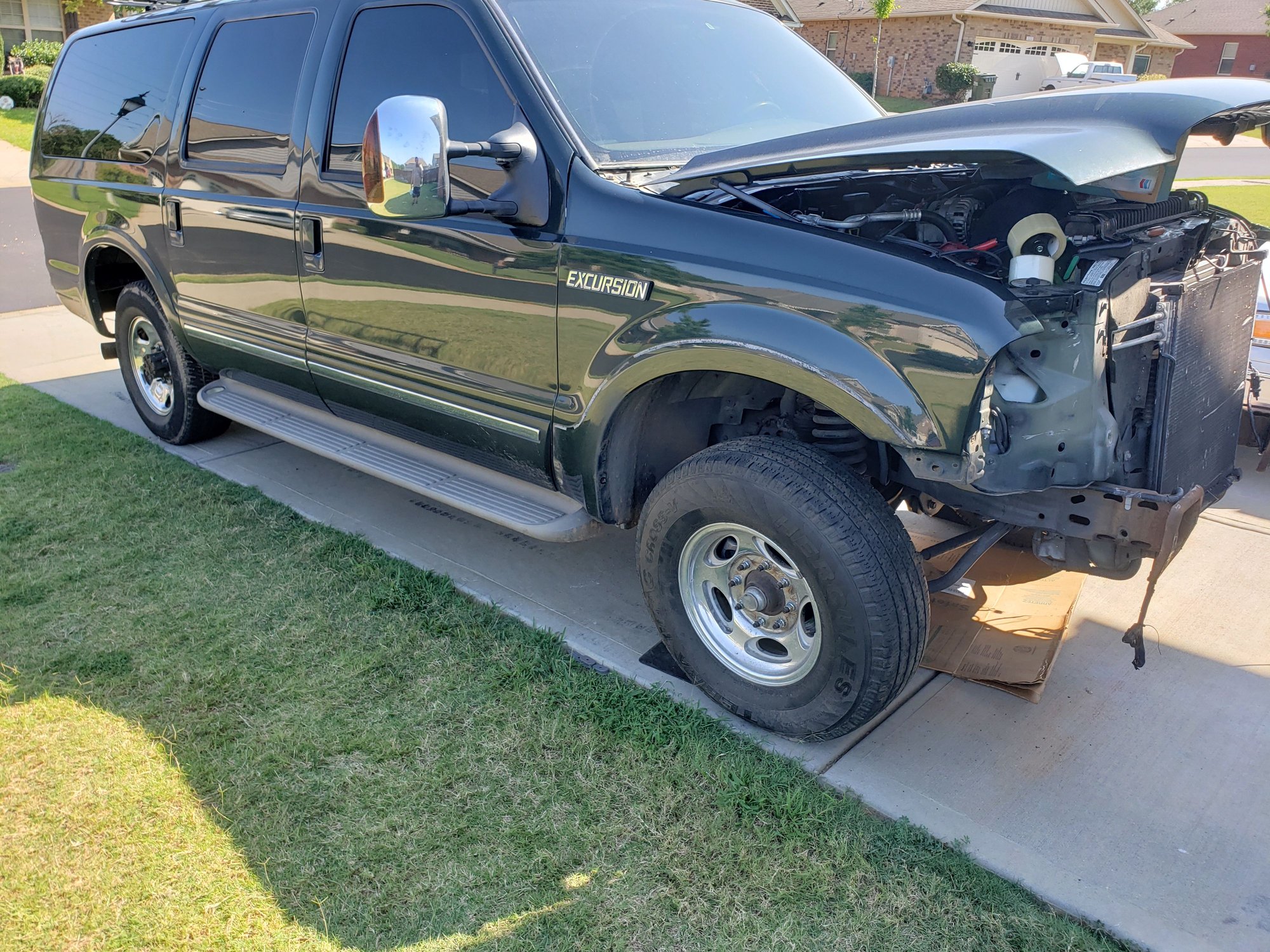 Wrecked 2003 Ford Excursion Limited 6.0 Runs and Drives Sold - Ford ...