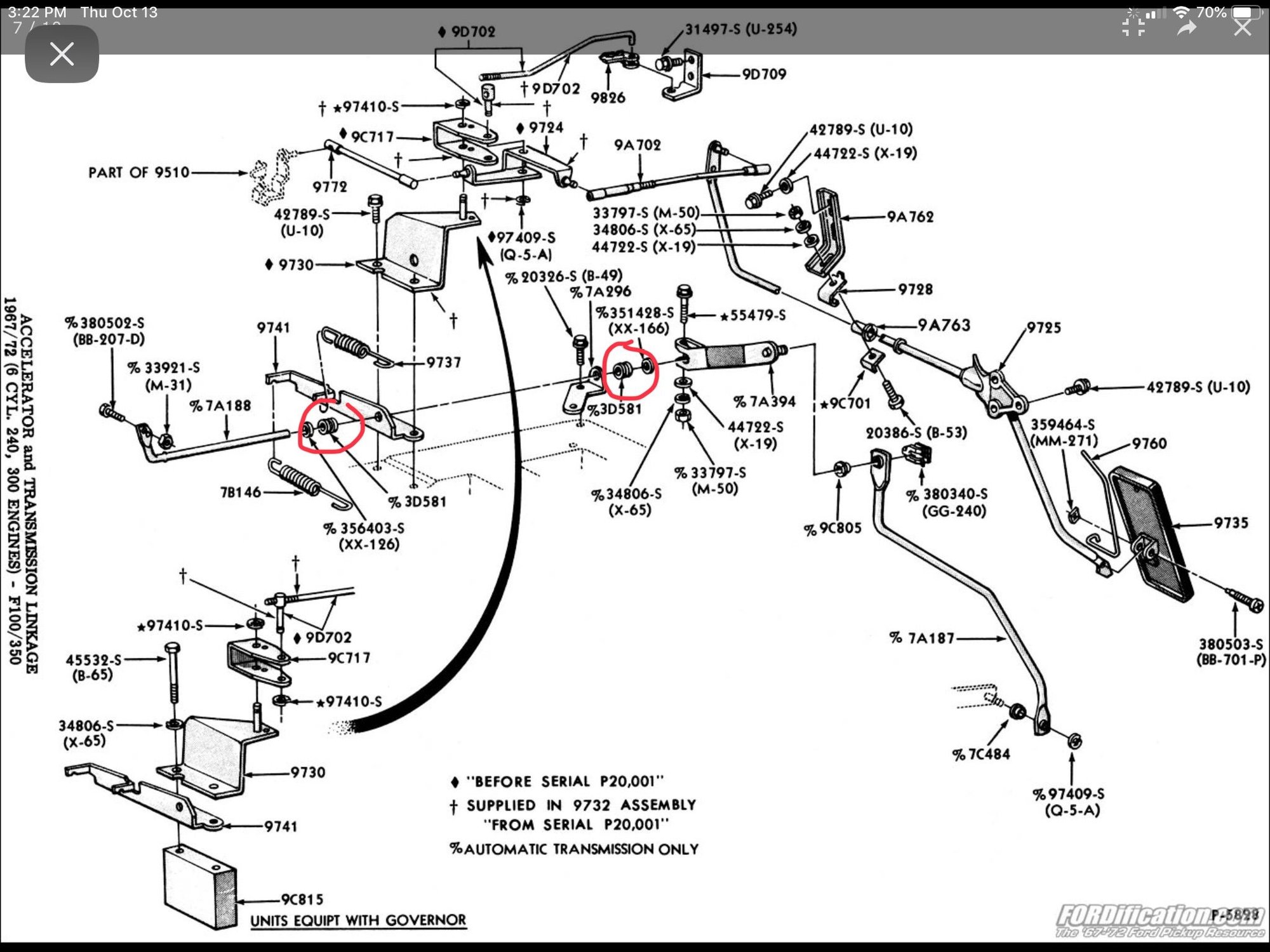 Throttle linkage bushings - Ford Truck Enthusiasts Forums