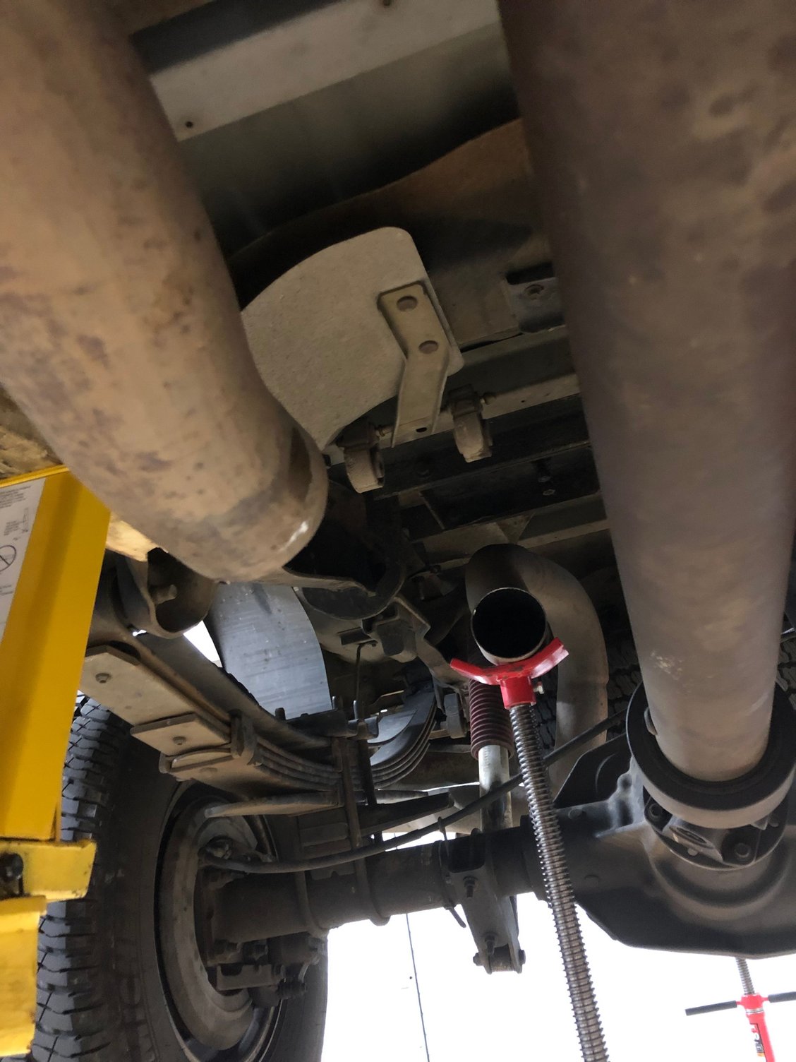 Stock exhaust system straight pipe install - Ford Truck Enthusiasts Forums