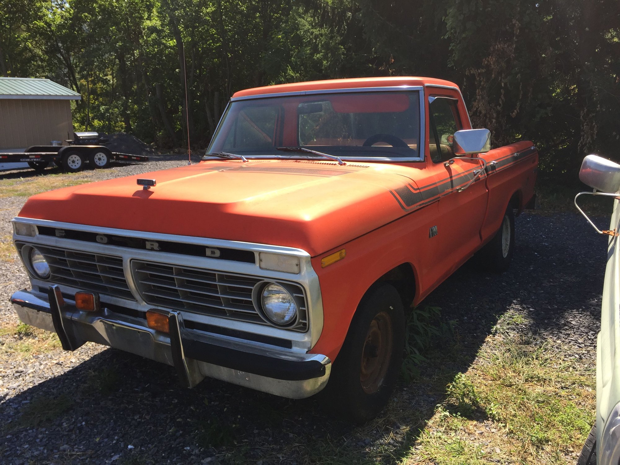 1975 Ford F-100 SHORT BED 2WD ORIGINAL 302 AUTOMATIC RESTOMOD - Ford ...