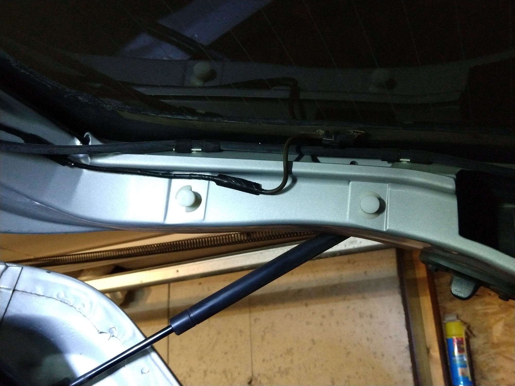 How to remove Excursion rear hatch trim and replace rear defroster tab ...