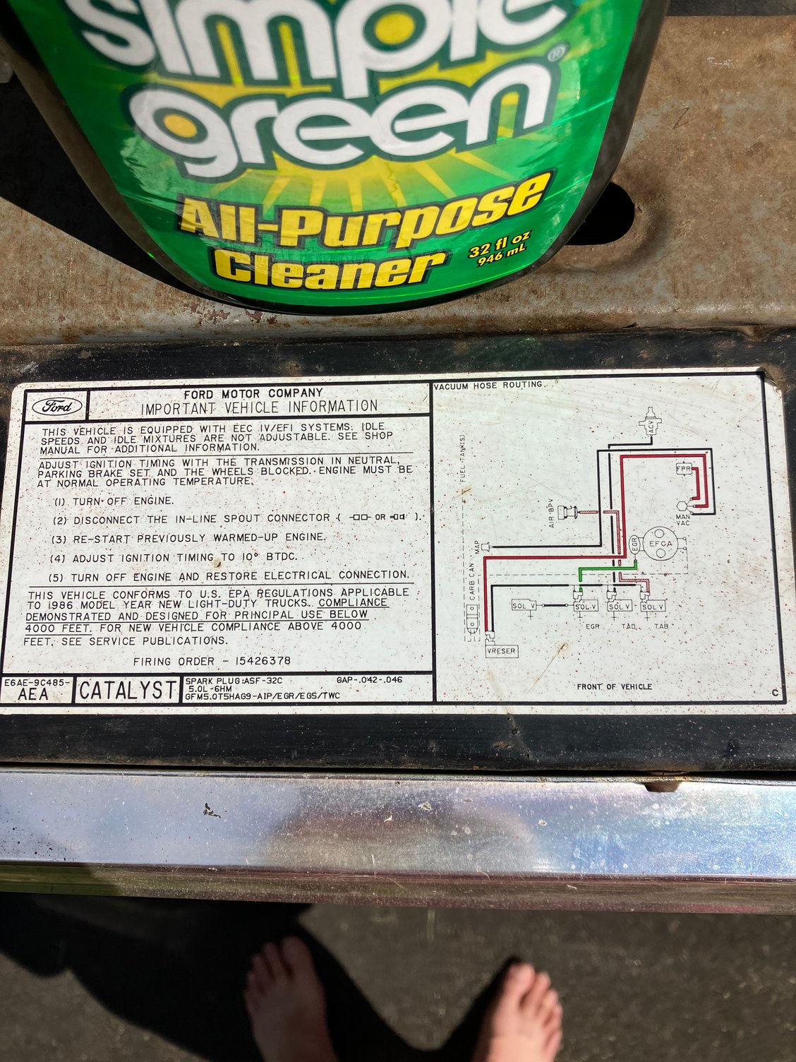 1986 f150 302 pcv valve vacuum line - Ford Truck Enthusiasts Forums