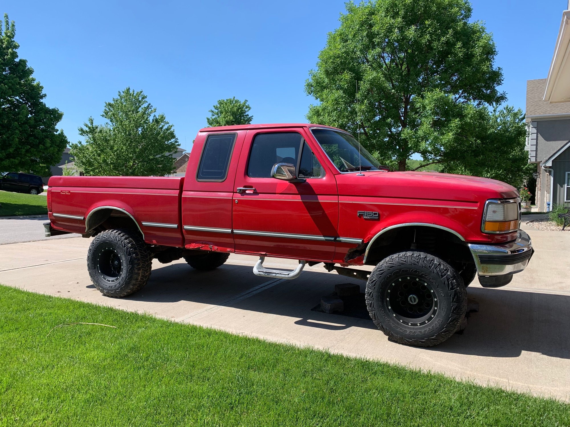 1995 "Big Red" Ford F150 for sale, in great shape, Rebuilt engine, new ...