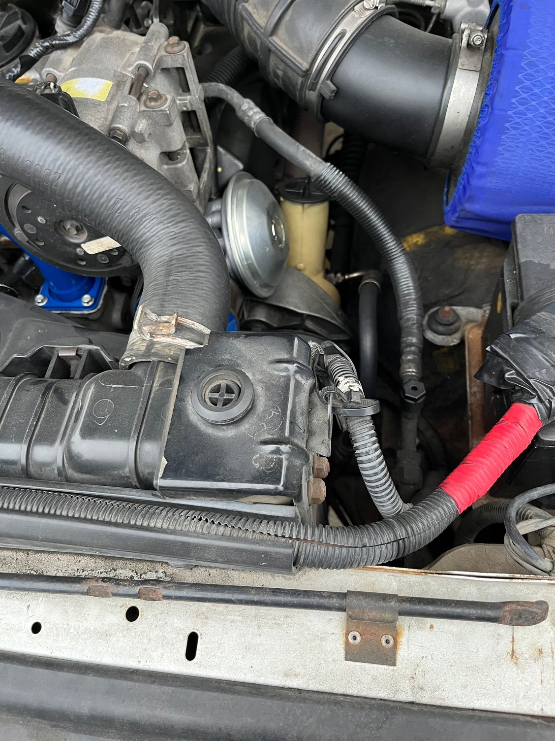 DieselSite’s- coolant filter install? Tranny filter install? - Ford ...