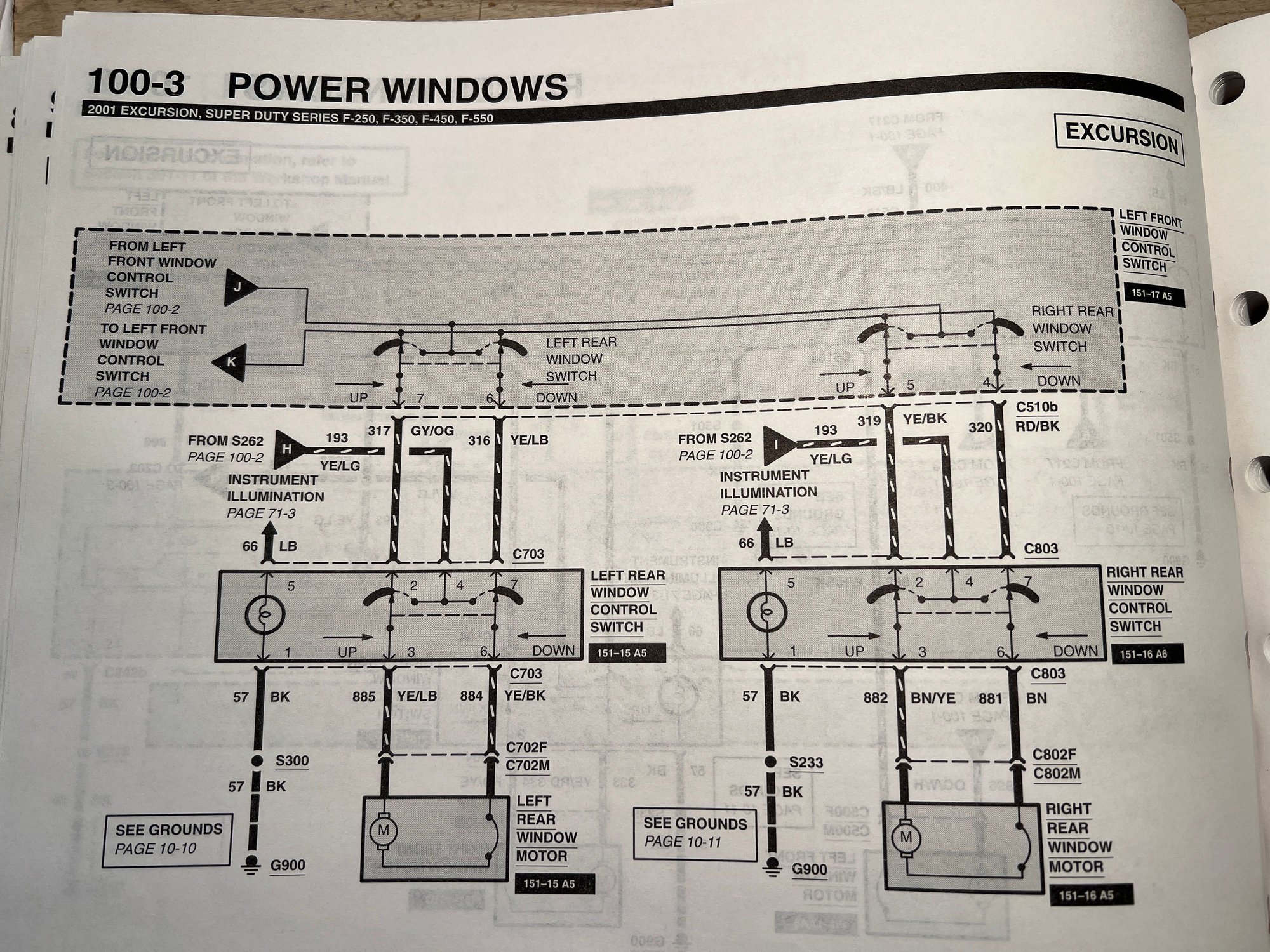 Excursion Rear Window Goes Up, Not Down - Ford Truck Enthusiasts Forums