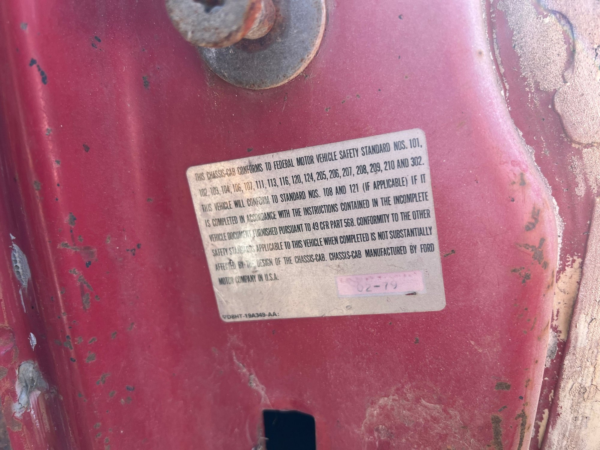 1979 F700 VIN Decode and Details - Ford Truck Enthusiasts Forums