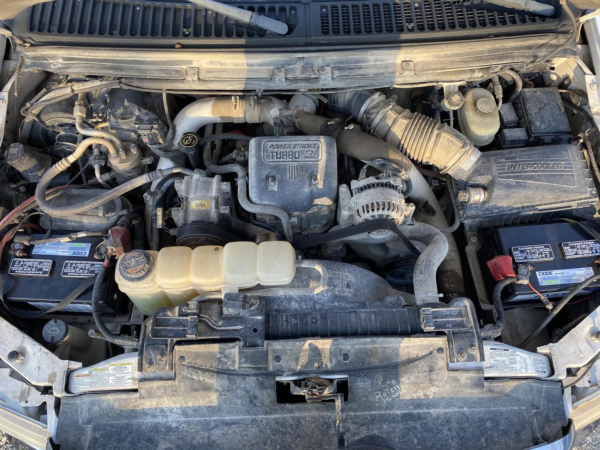 New 1999 7.3, semi-clueless. Some engine bay pics for you to school me ...