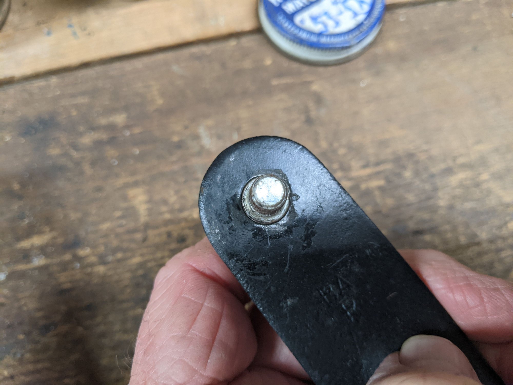 Wallowed out or enlarged hinge bolt holes, 53-55 ? - Ford Truck ...