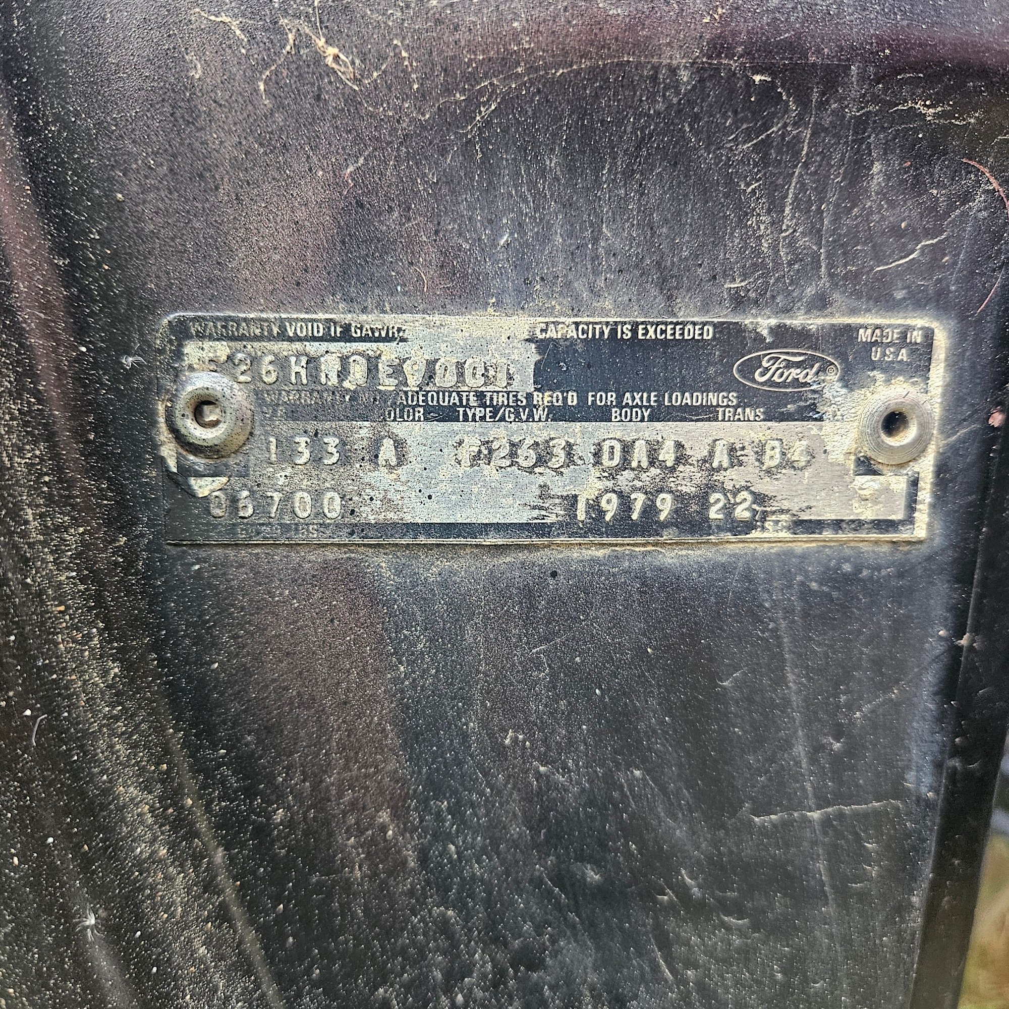 F250 Custom 4x4, no front axle code and body code says Ranger XLT ...