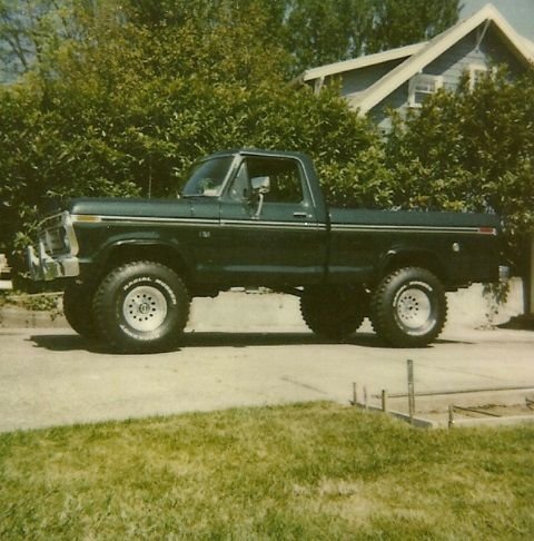 1974 Ford f100 1/2 ton 4x4 Flareside pickup 117 inch wheelbase - Ford ...