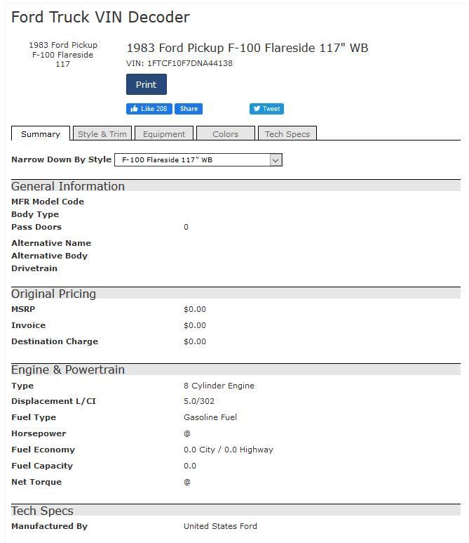Tag Decoder - Page 2 - Ford Truck Enthusiasts Forums