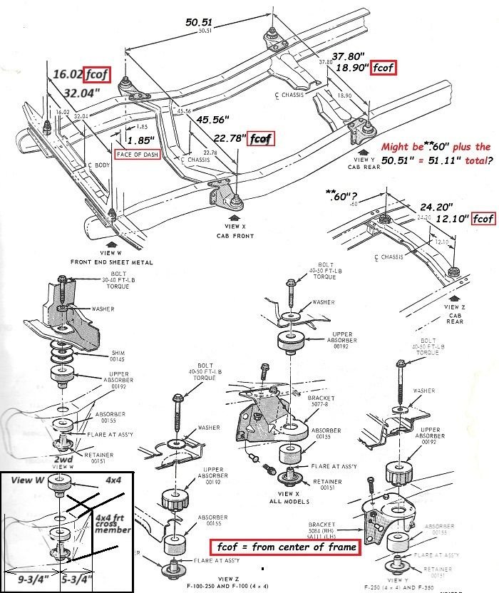 Frame front cab mount brackets - Ford Truck Enthusiasts Forums
