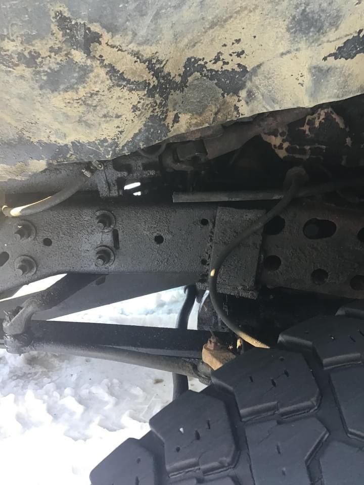 Frame patch near steering box? - Ford Truck Enthusiasts Forums