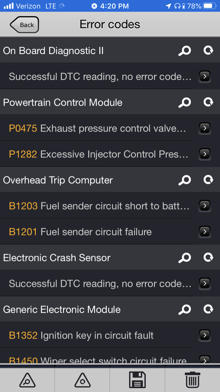 Whole slew of codes - Ford Truck Enthusiasts Forums