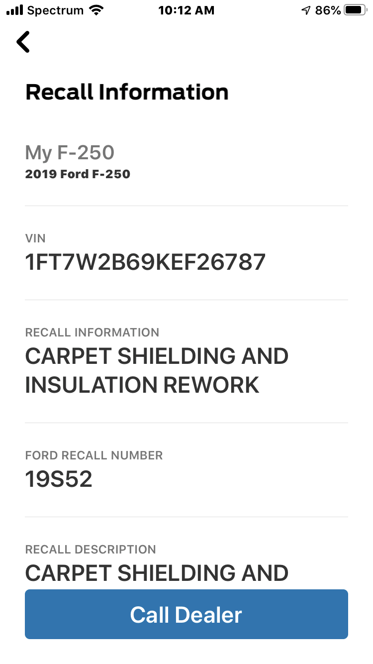 New field service action/recall - Ford Truck Enthusiasts Forums