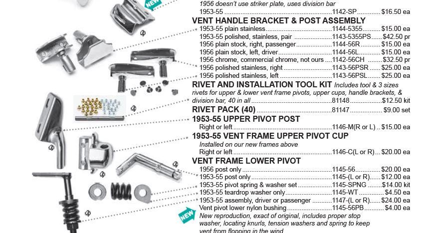 Vent Window Pivot Post - Ford Truck Enthusiasts Forums