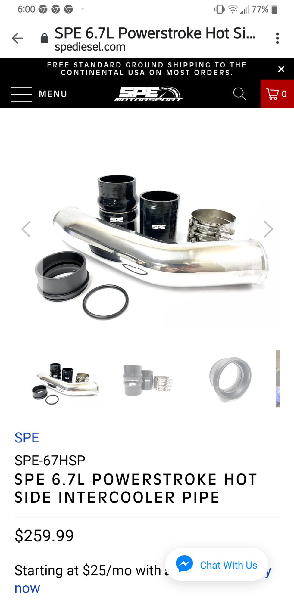 SPE 6.7 CAC hot pipe upgrade - Ford Truck Enthusiasts Forums