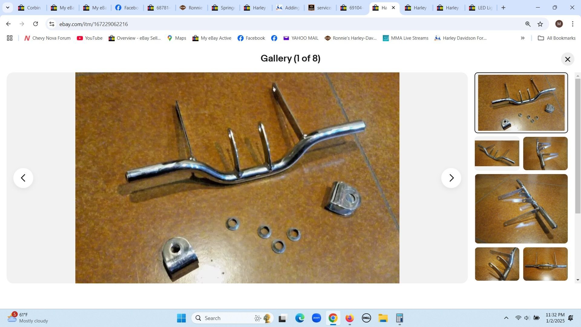 $325 Harley softail Springer softail Lightbar FXSTS 68781-88A - Harley ...