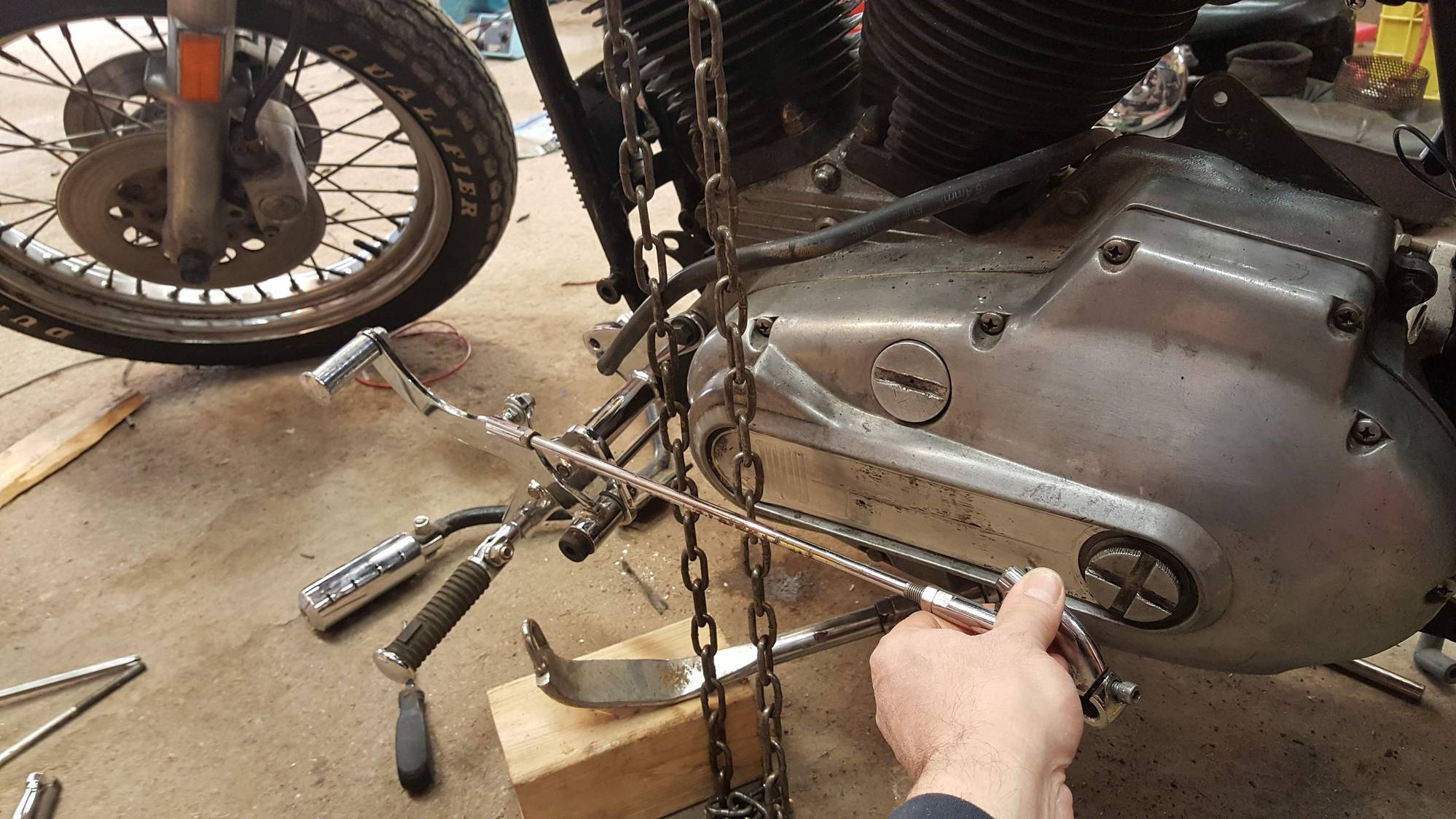 Right side shifter shaft, left side shifter. - Harley Davidson Forums