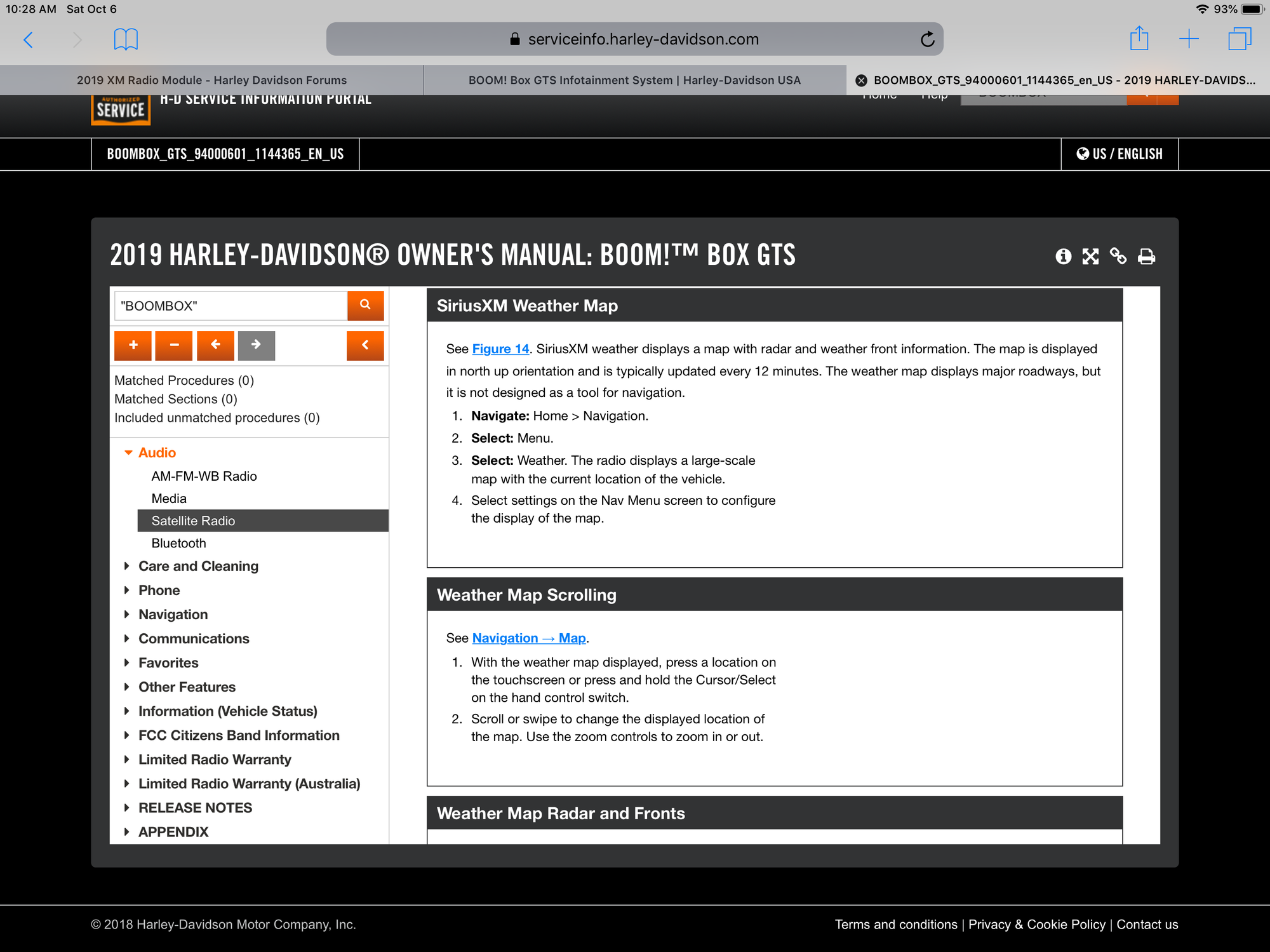 2019 XM Radio Module - Harley Davidson Forums