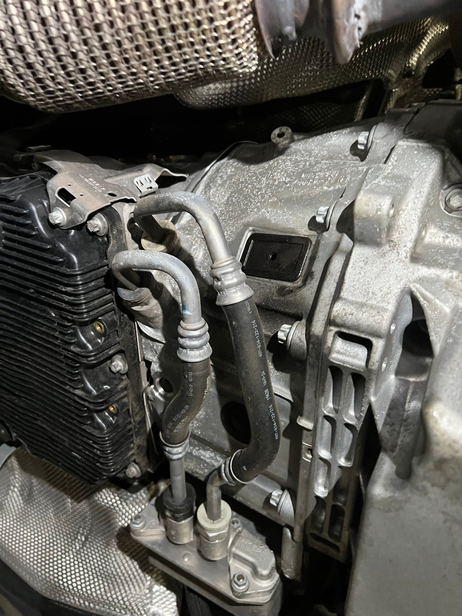 Transmission bell housing peep hole looks a bit wet - MBWorld.org Forums