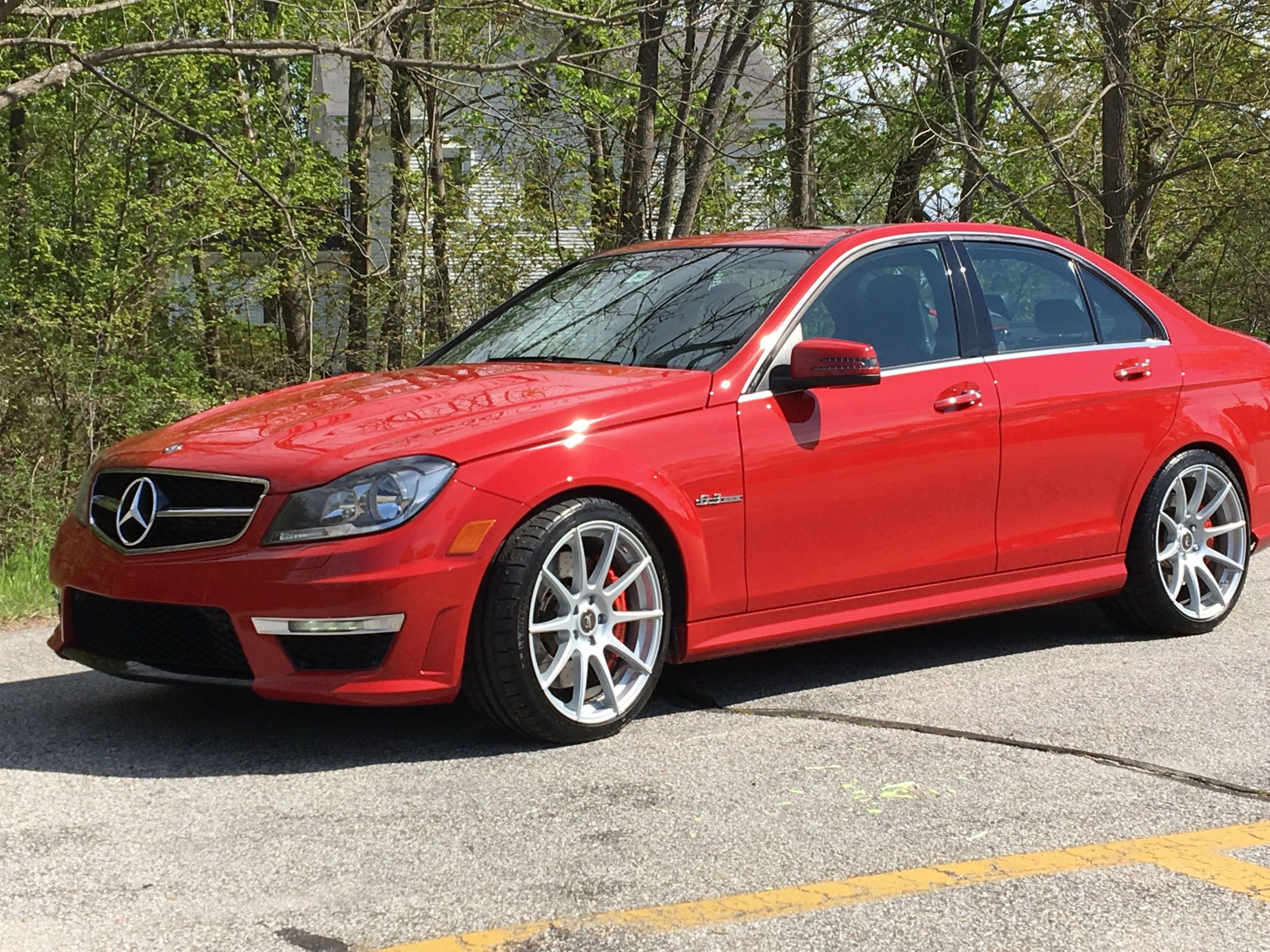 For Sale: 2012 Mica Red Mercedes-Benz C63 AMG P31 481HP!