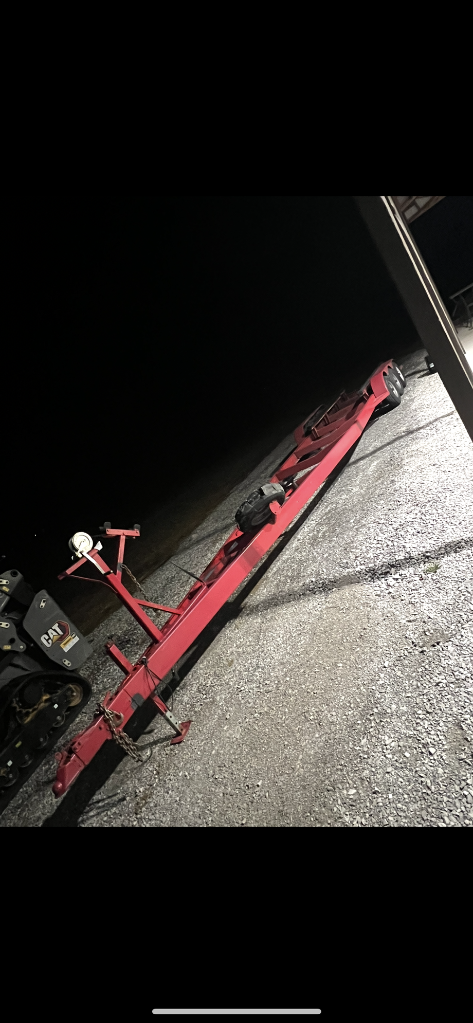 (2) 35-38ft steel trailer triple axel trailers - Offshoreonly.com