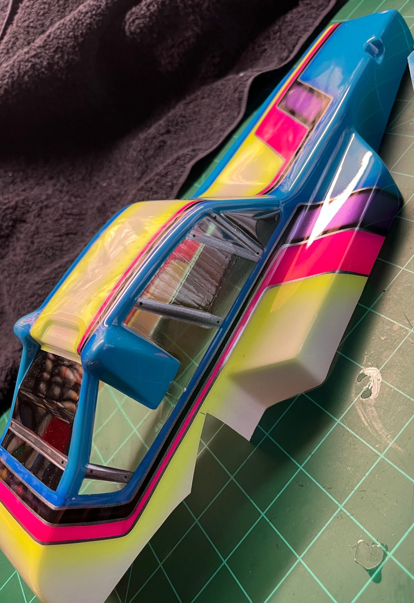 Rc10 custom painted Protech body - R/C Tech Forums