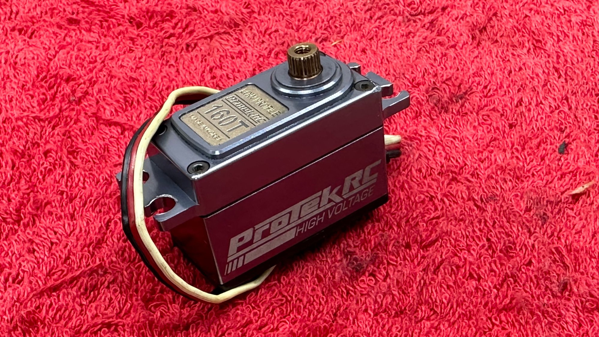 FS: ProTek RC 160T Low Profile High Torque HV Servo (0.06 sec / 19.7 kg-cm)) - R/C Tech Forums