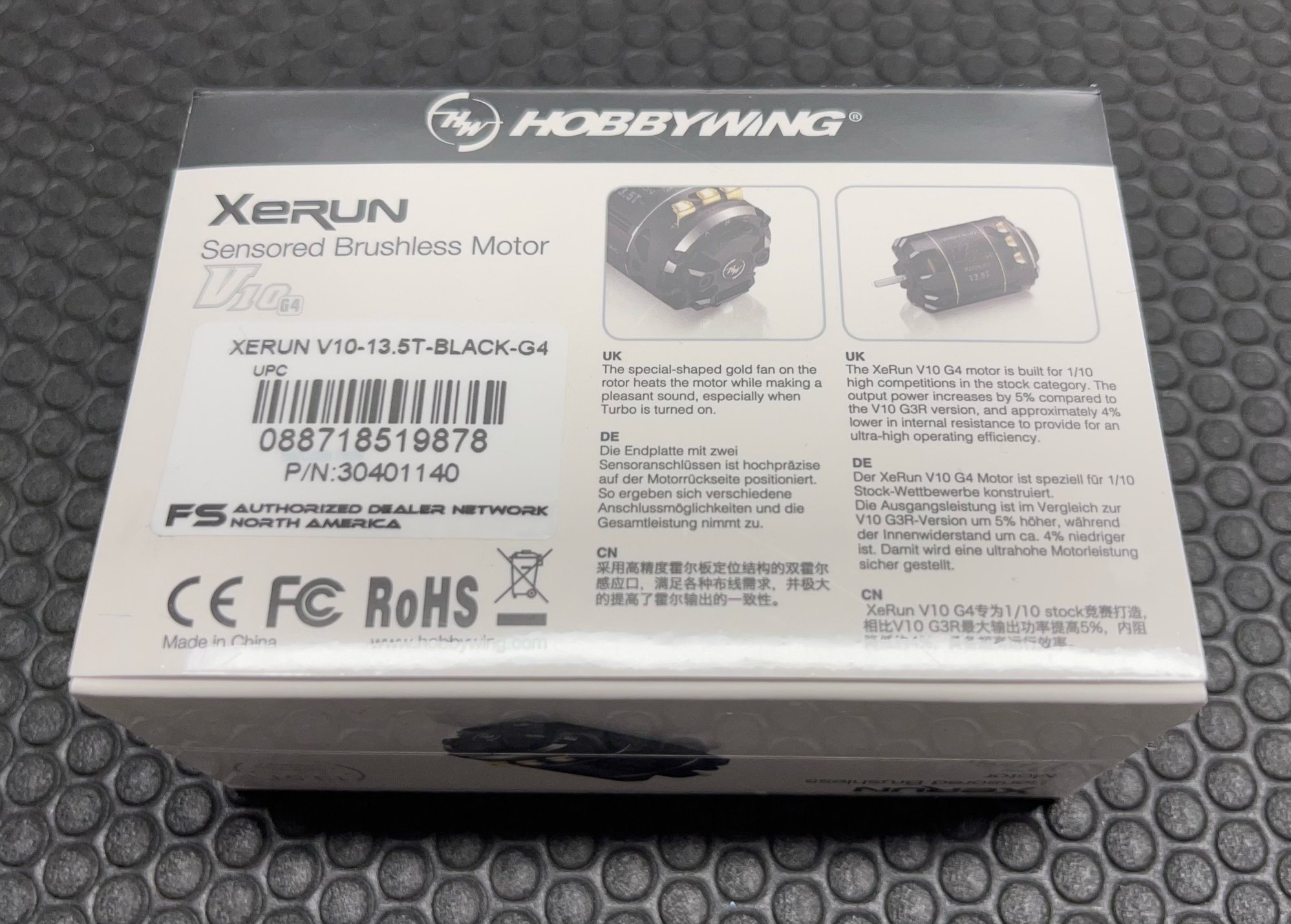 New Hobbywing Xerun V10 G4 Competition Stock Brushless Motor (13.5T) - R/C Tech Forums