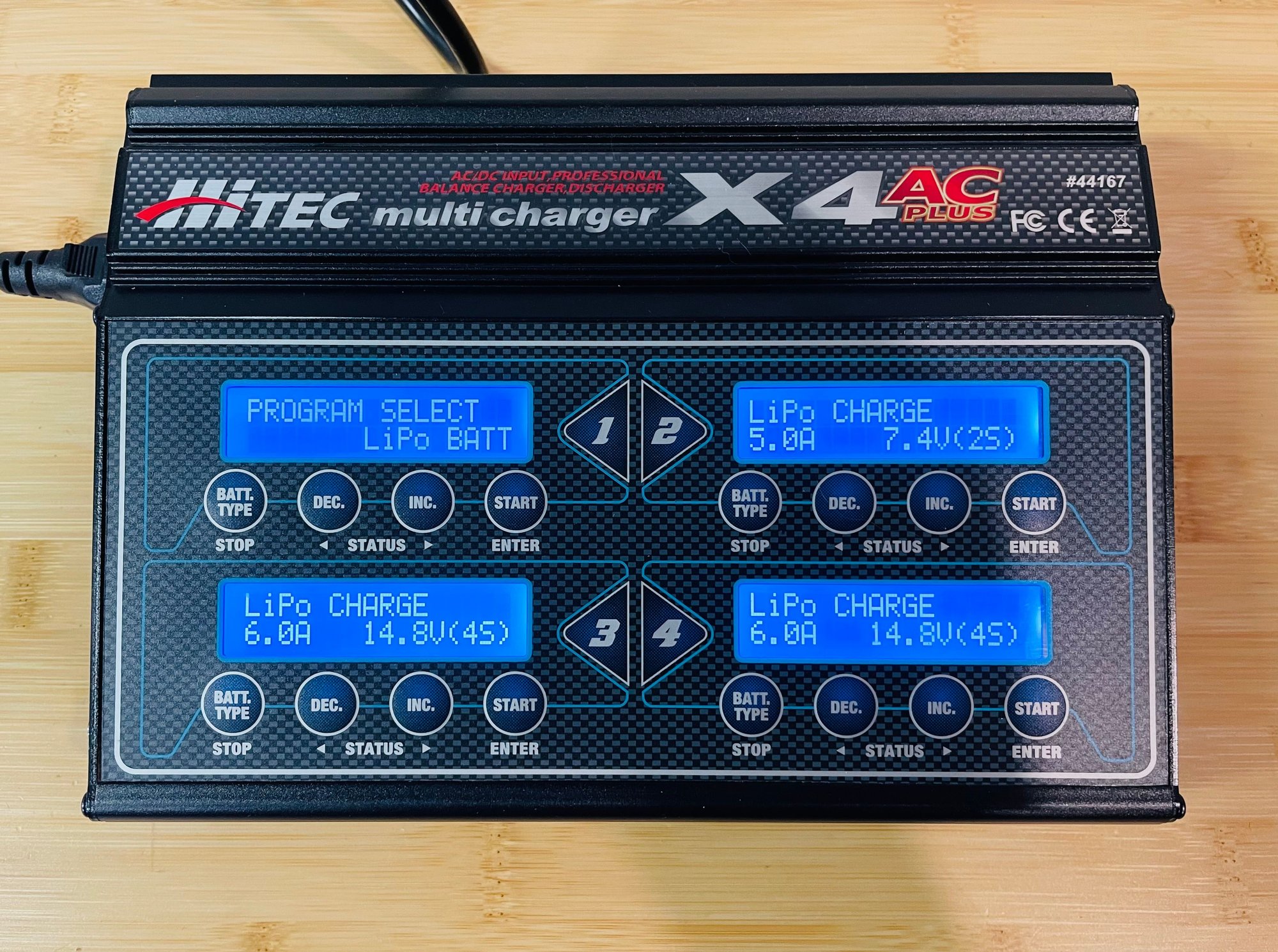 Hitec X4 AC Plus 4 Port AC/DC Multi-Charger - R/C Tech Forums