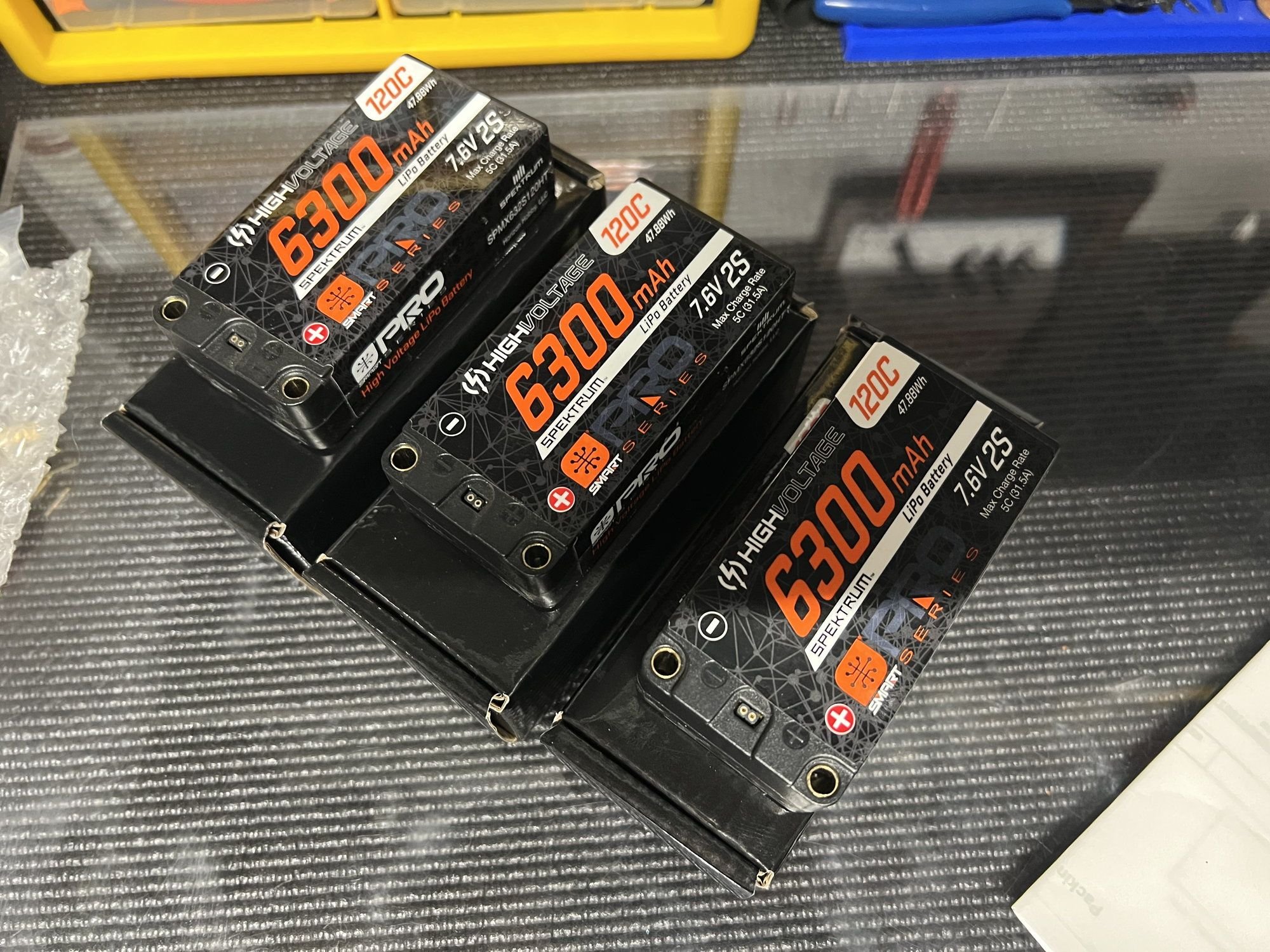 (3) Spektrum 6300 Pro Race shorty batteries - R/C Tech Forums