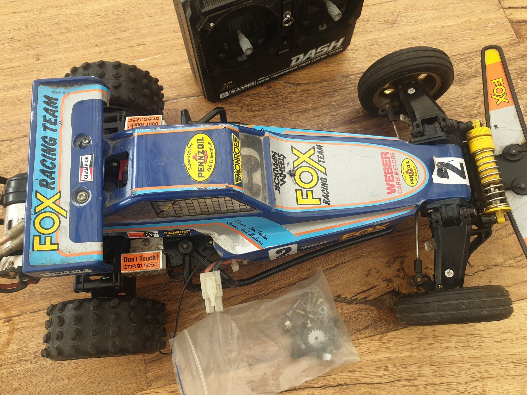 Vintage tamiya fox #2 complete with radio $300 - R/C Tech Forums