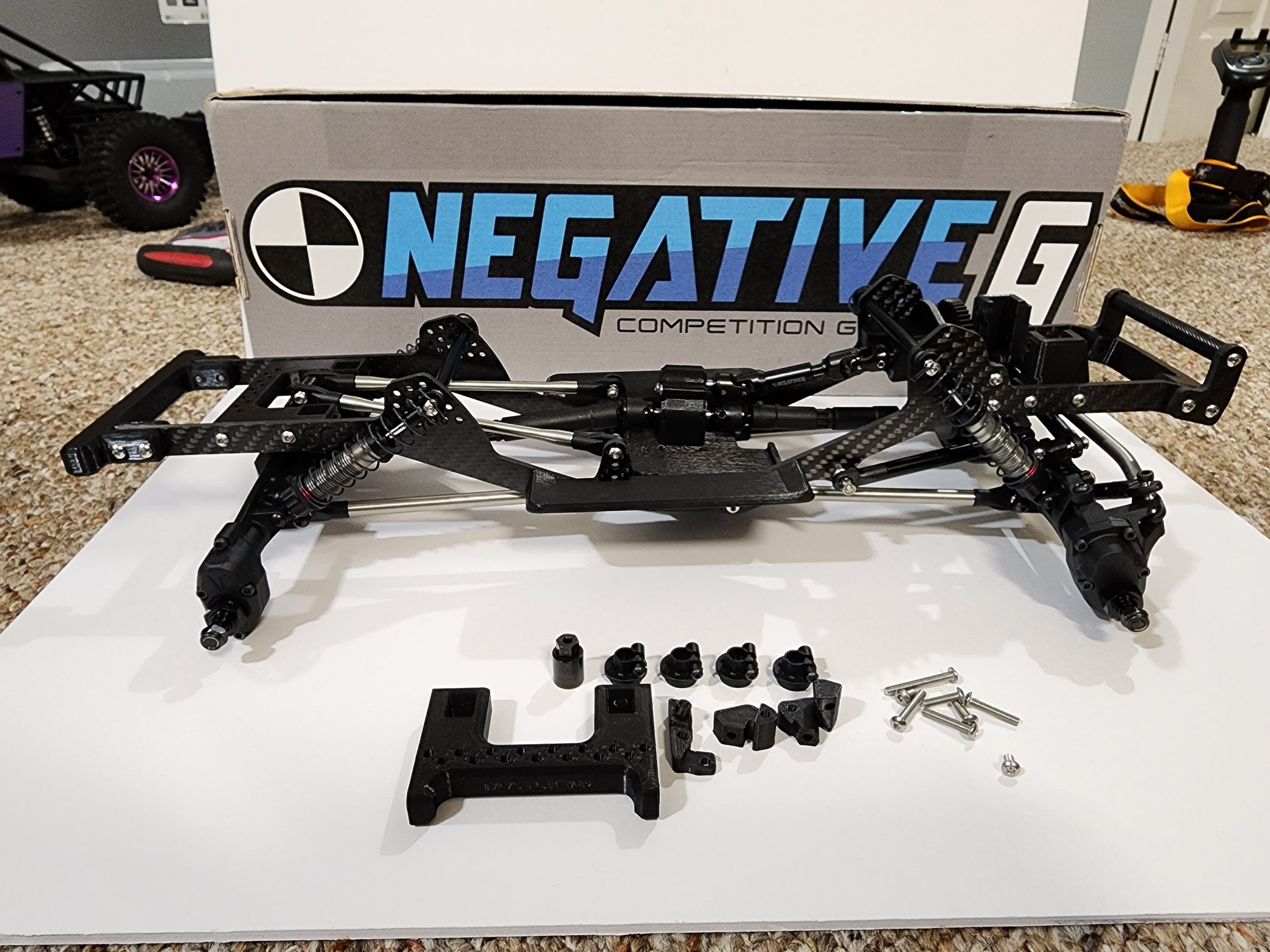 Negative G SC-V1 LCG crawler kit w/ Vanquish Phoenix F10 Portal axles ...