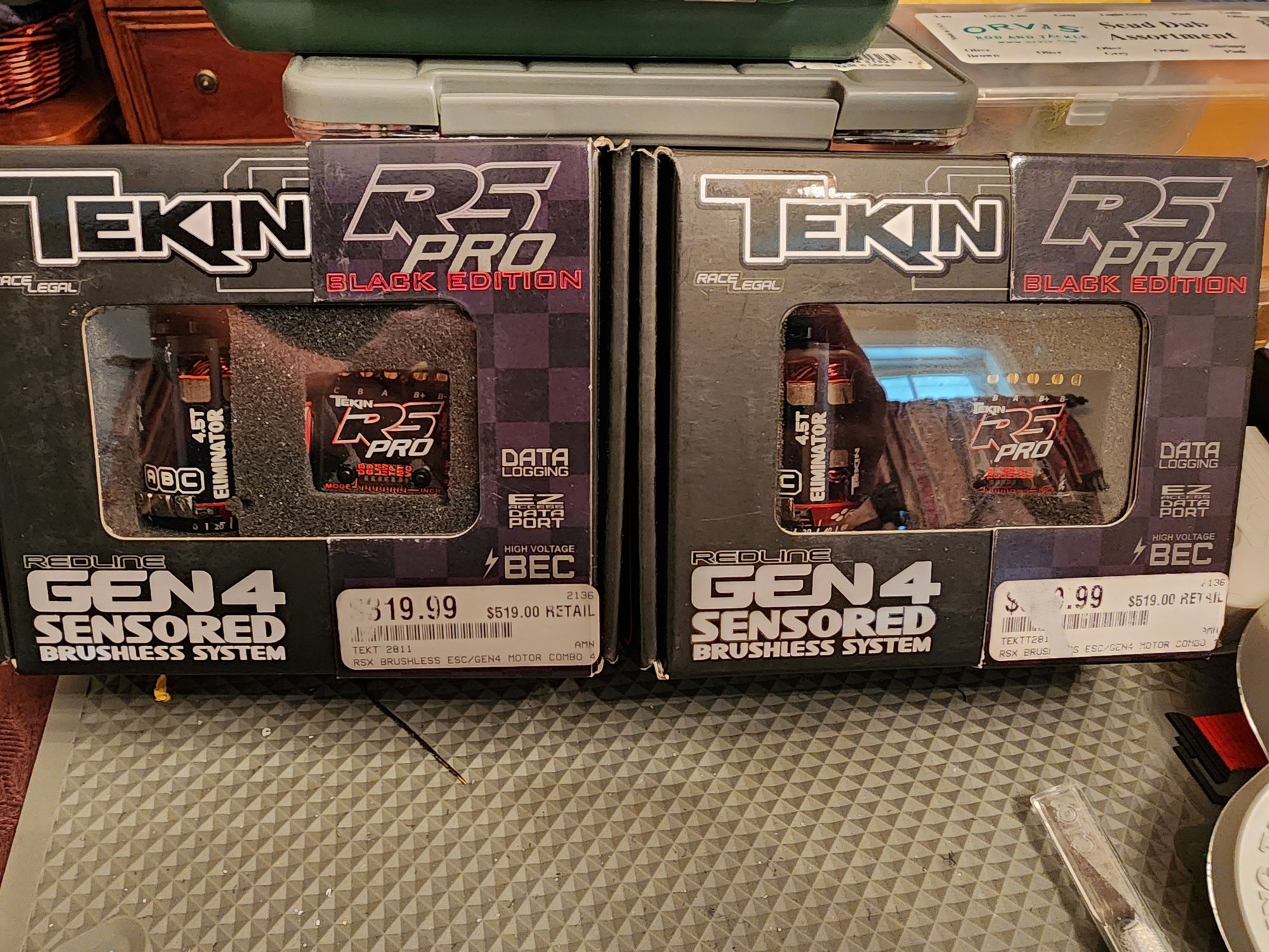 Tekin RS Pro Black Edition with Eliminator 4.5T Motor. qty 2 NIB - R/C ...