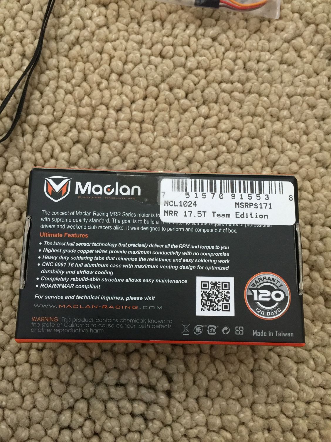 Maclan MMAX Pro esc and NIB Maclan Team Edition 17.5 - R/C Tech Forums