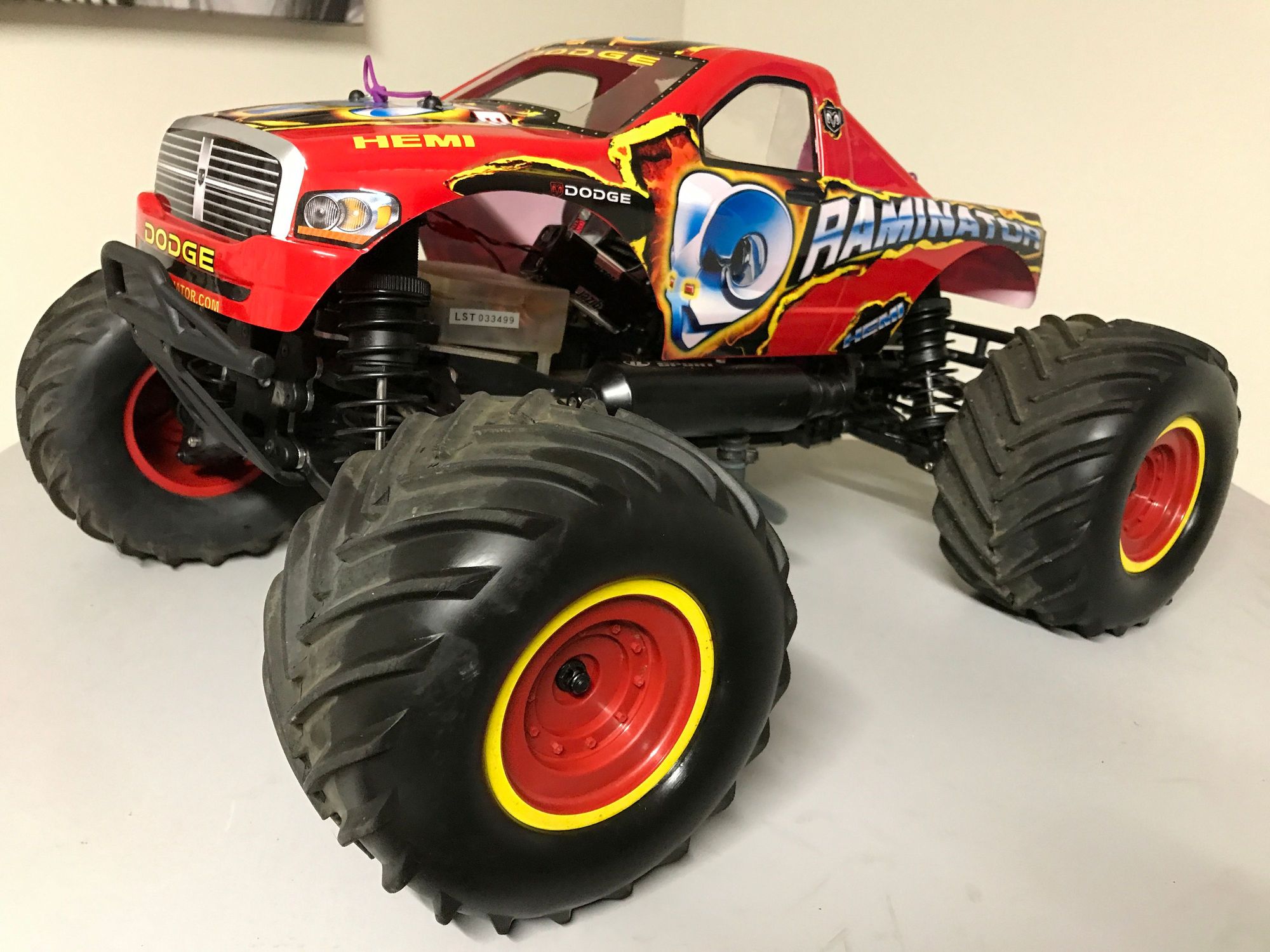 1/8 LOSI RAMINATOR NITRO MONSTER TRUCK-LIKE NEW - R/C Tech Forums