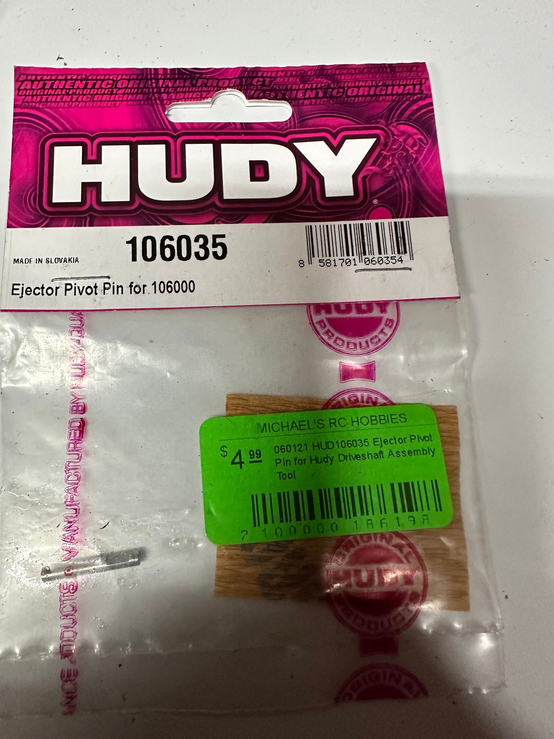 HUDY 3mm pin tool with pins and ejector replacement - R/C Tech Forums