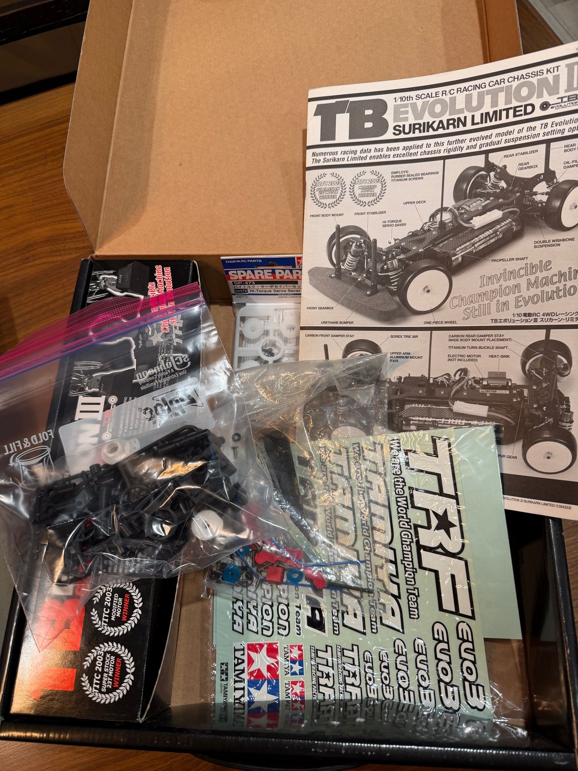 Tamiya TB Evolution 3 Surikarn Limited Edition - R/C Tech Forums