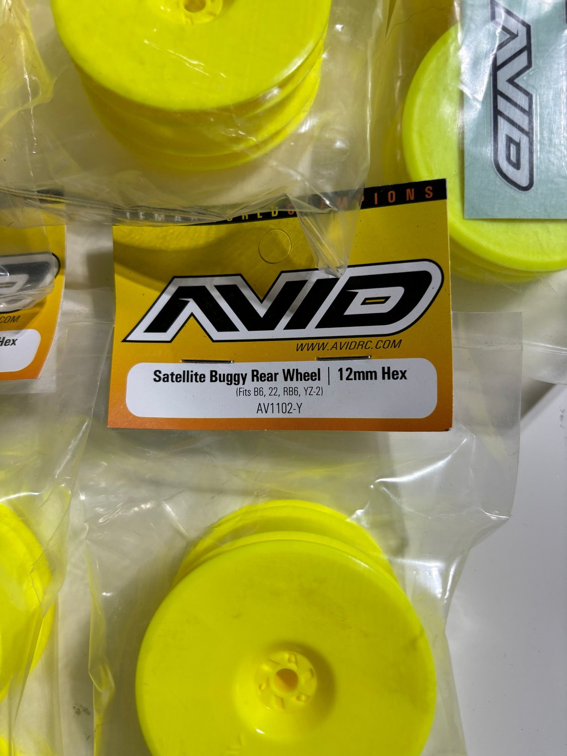 Avid / VP Pro Yellow wheel Lot - R/C Tech Forums