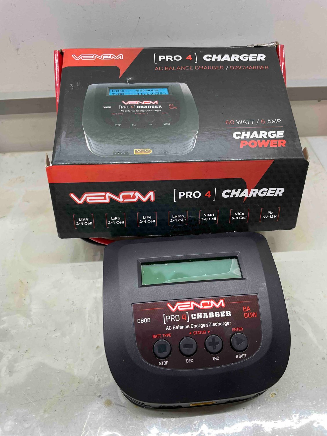 FS: Venom Power Pro 4 Charger (LiPo, LiHV, NiMH, LiFe, Li-Ion, NiMh ...