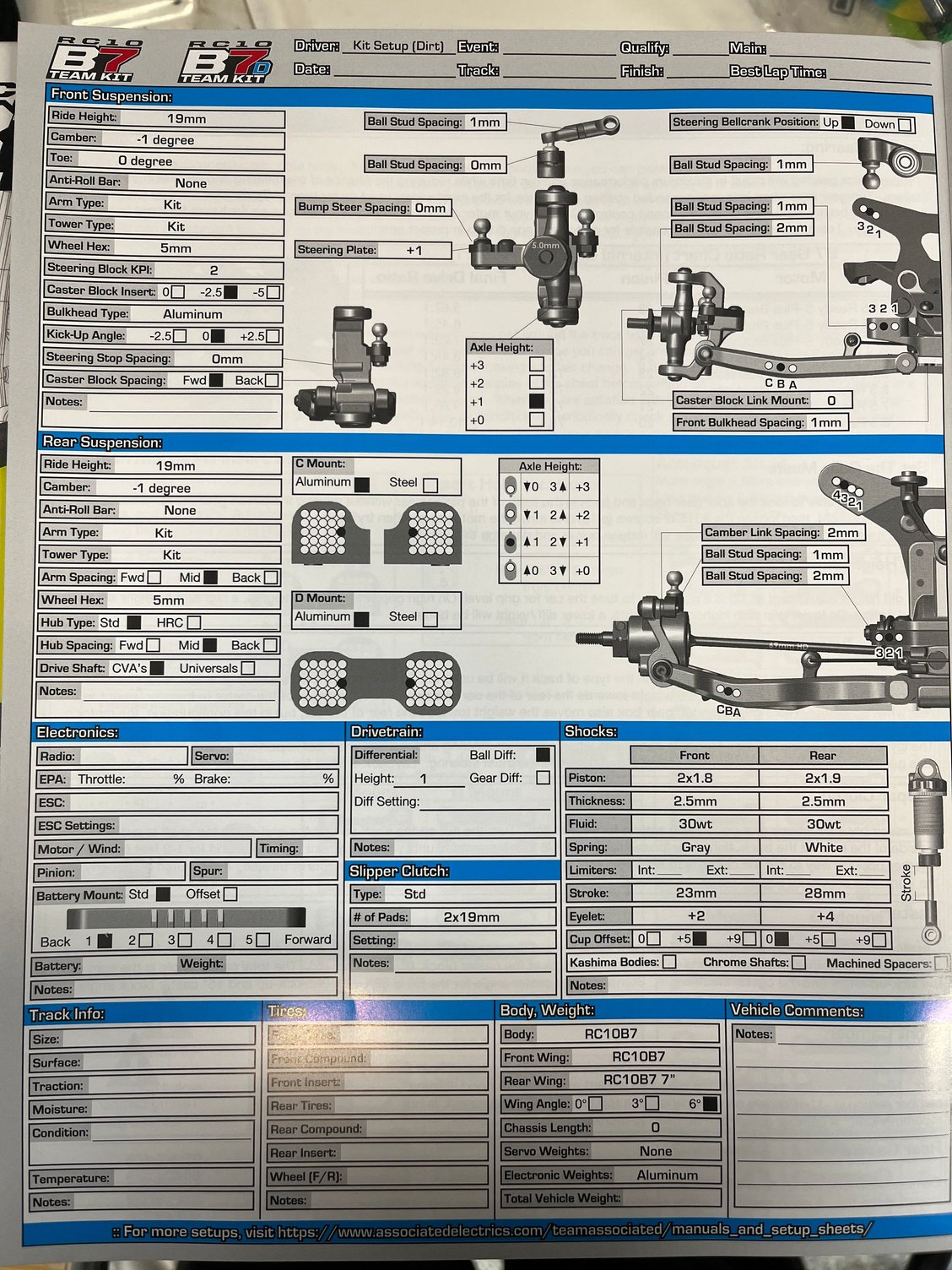 Team Associated B7 and B7D - Page 39 - R/C Tech Forums