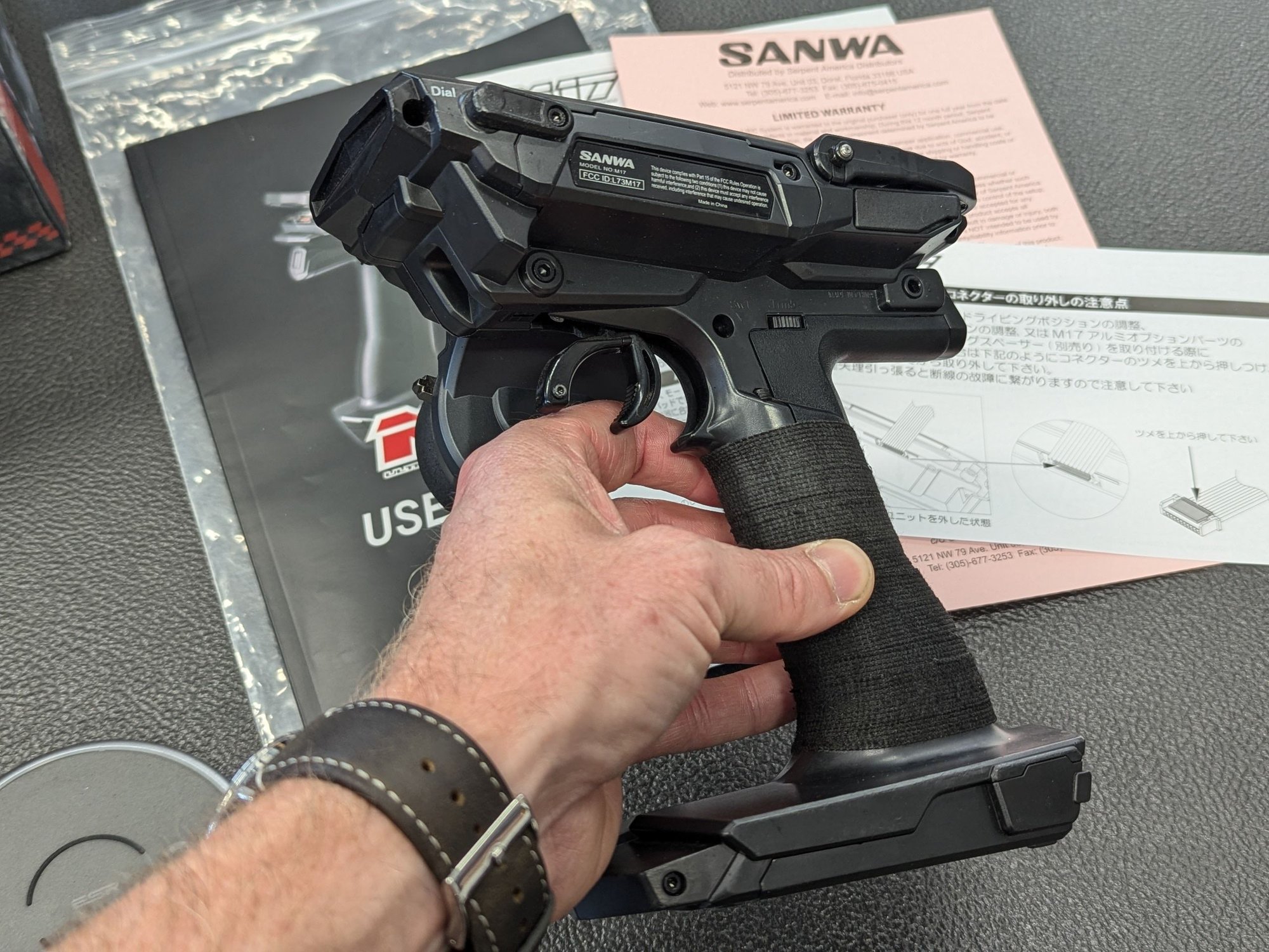 Sanwa M17 Transmitter + Black Alu Wheel + Wireless Charging - R/C Tech Forums