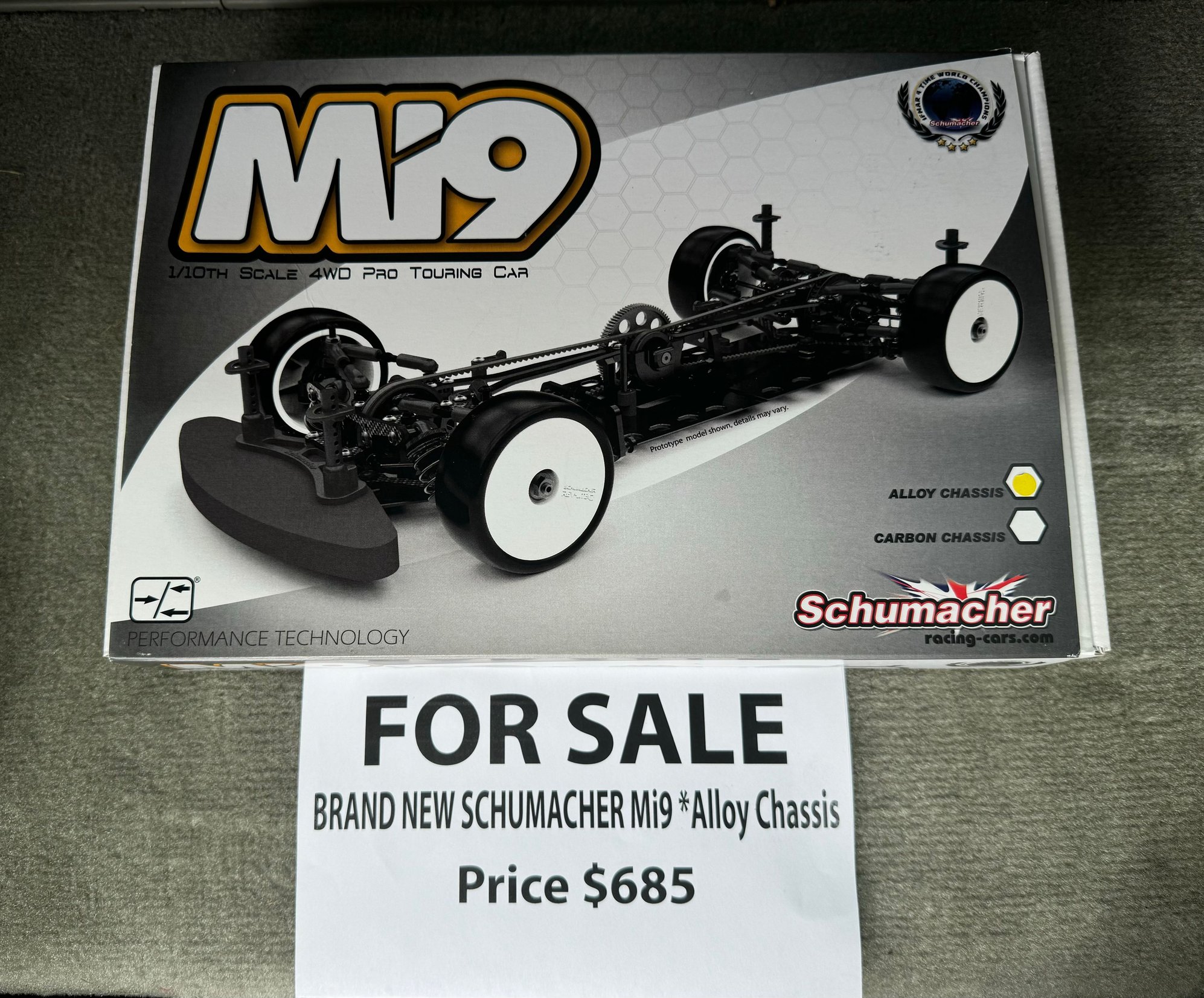 FS: NIB Schumacher Mi9 Alloy Chassis Kit - R/C Tech Forums