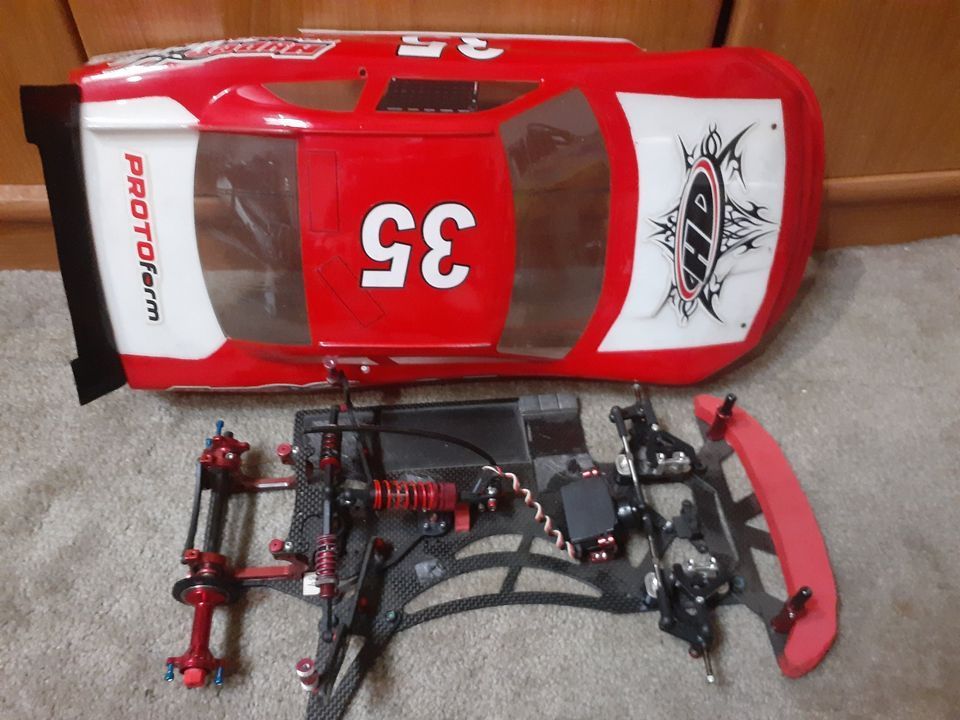 hyperdrive pro 5 team 1/10 oval pan car with GFRP front end kit - R/C ...