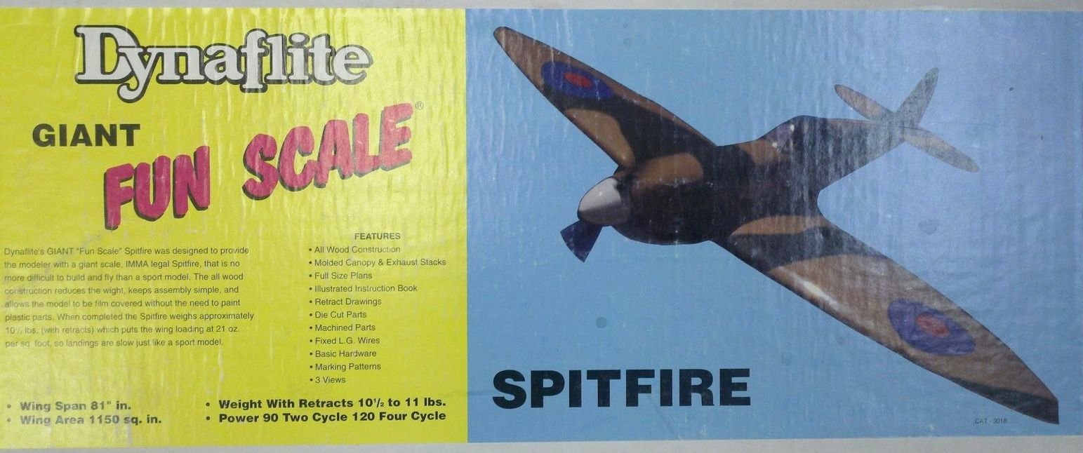 81" Dynaflite Spitfire kit - $150 - RCU Forums