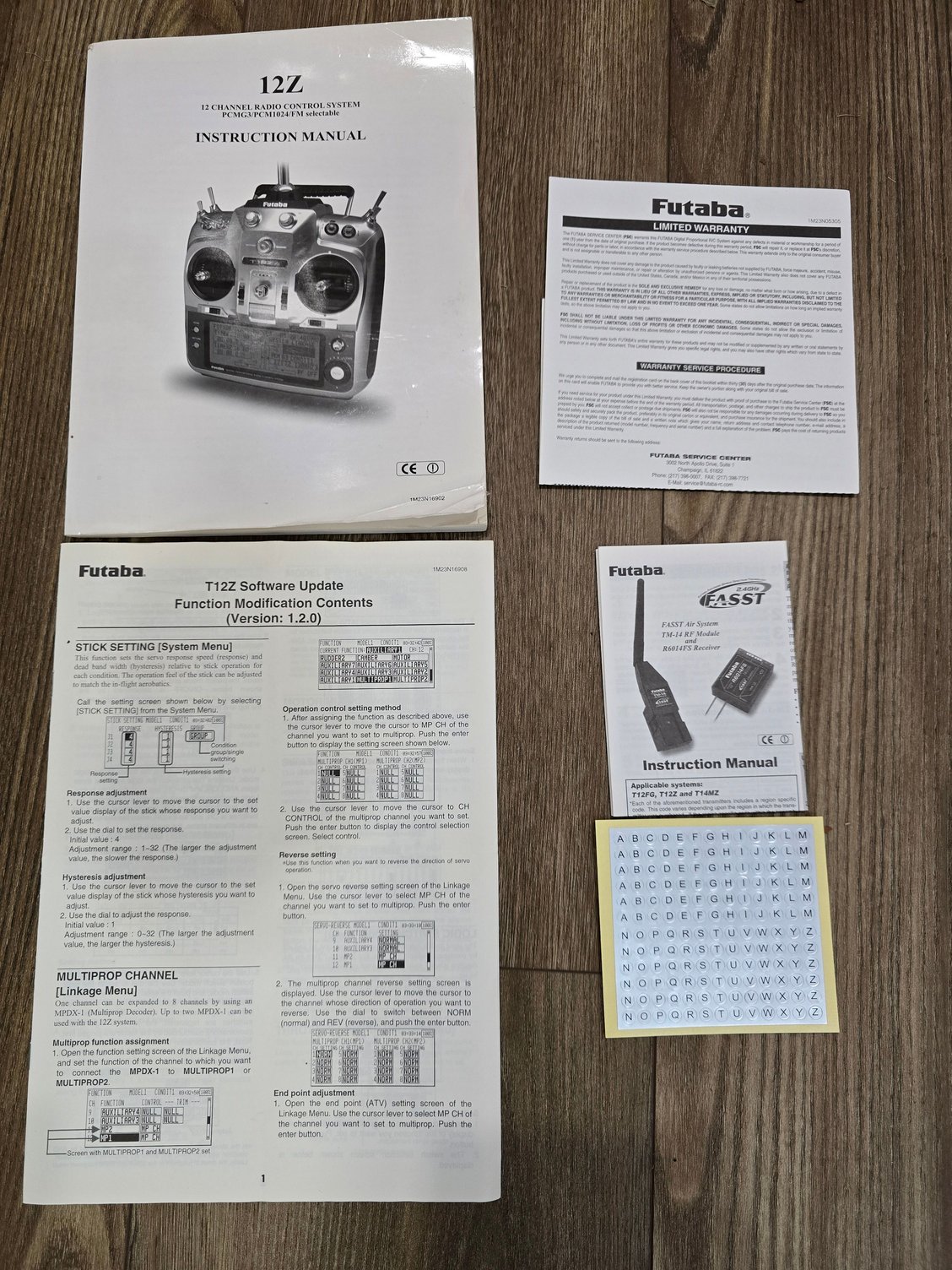 Futaba 12Z Transmitter 2.4 & Case - RCU Forums