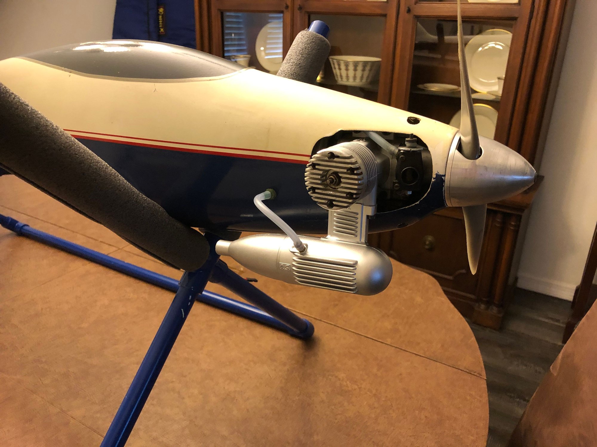 $400 Bob Smith "Patricia" pattern plane OS 60SR motor, Perry pump and ...