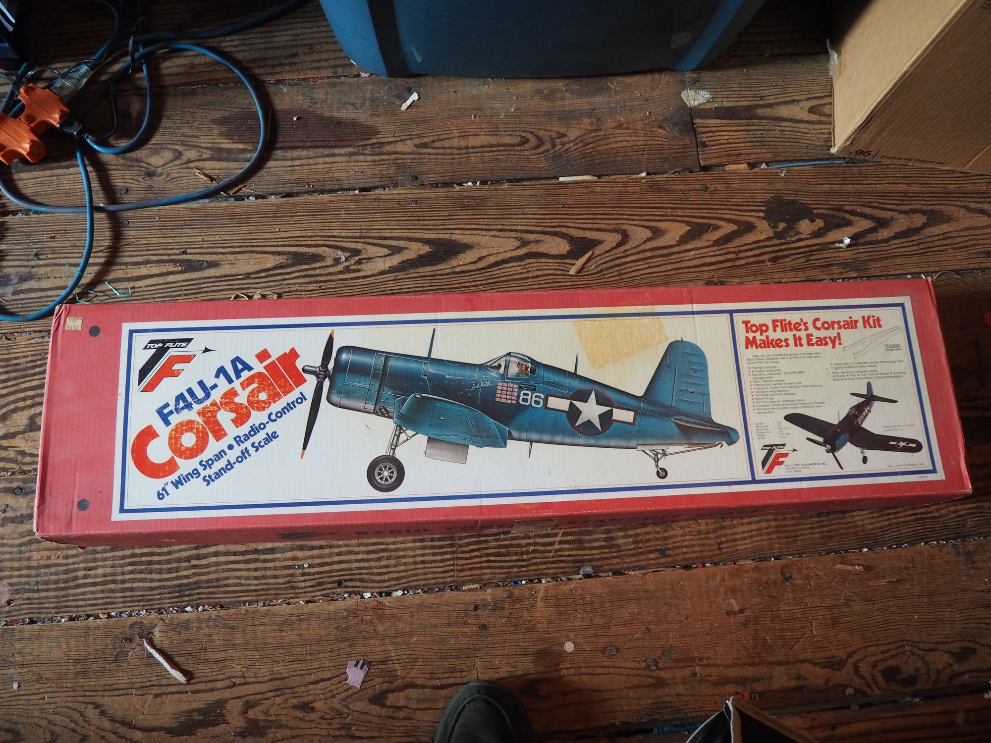 Top Flite Corsair Red Box-$200 buyer pays shipping - RCU Forums