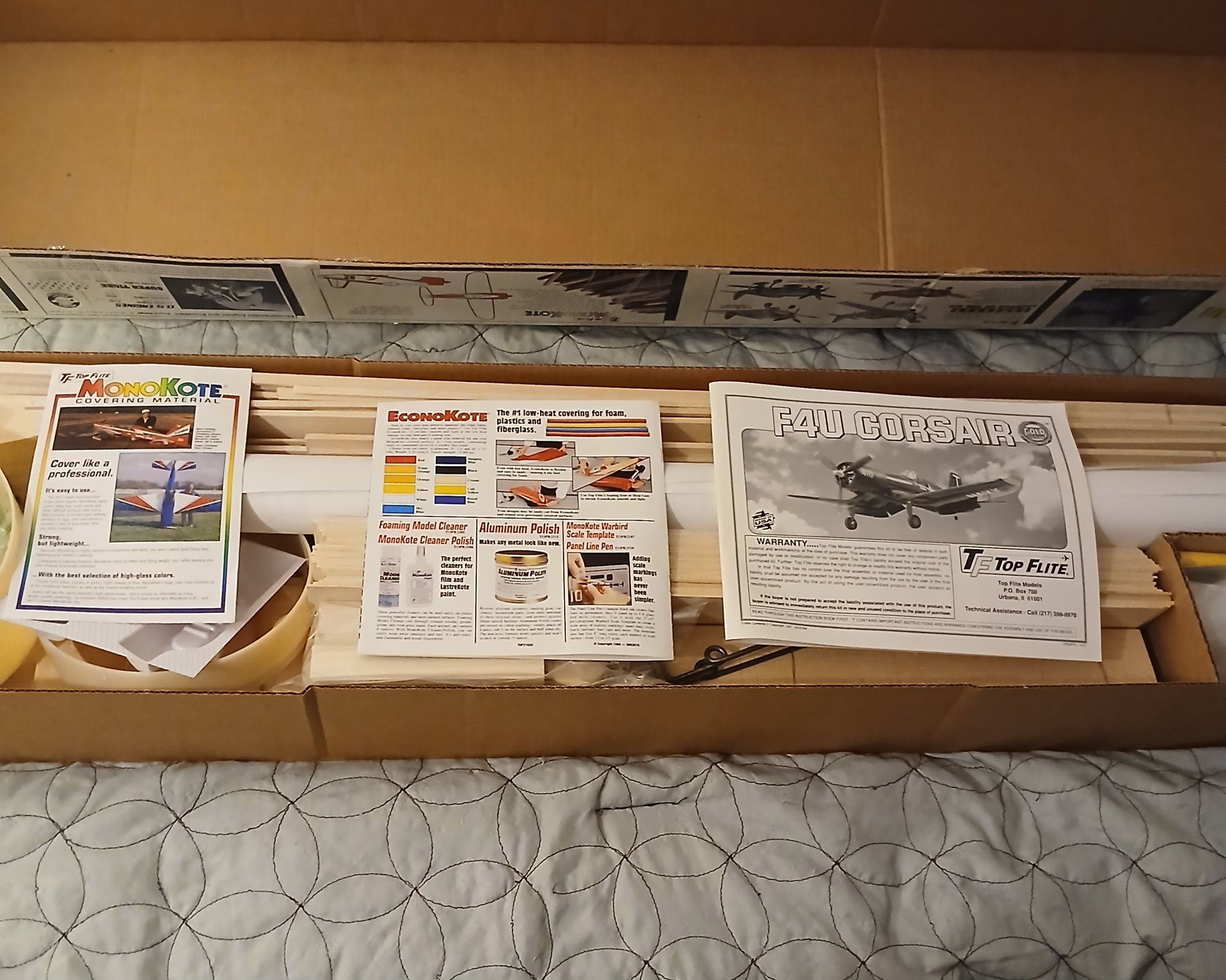 Top Flight .60 Corsair COMPLETE kit - RCU Forums